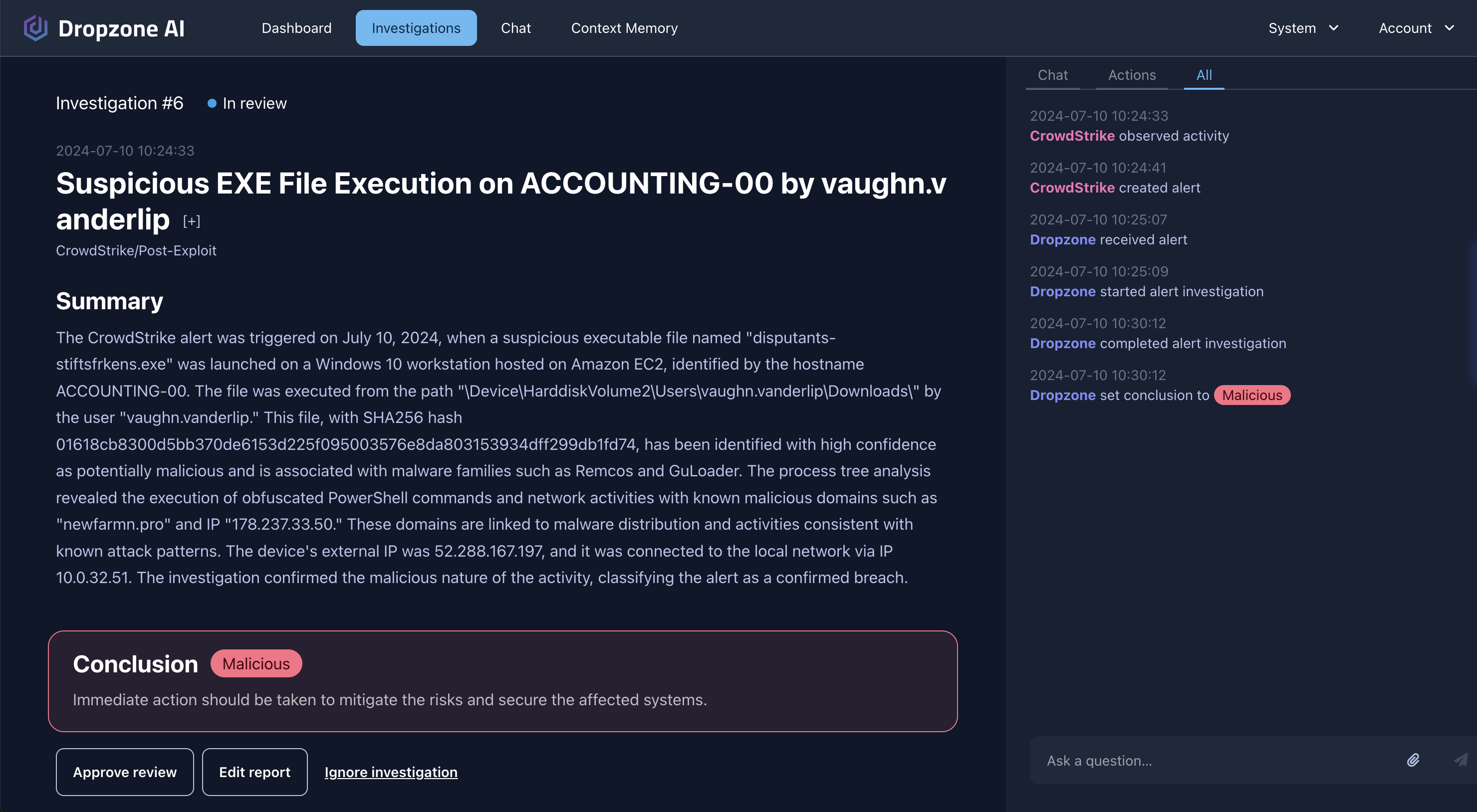 AI SOC Analyst | CrowdStrike Marketplace